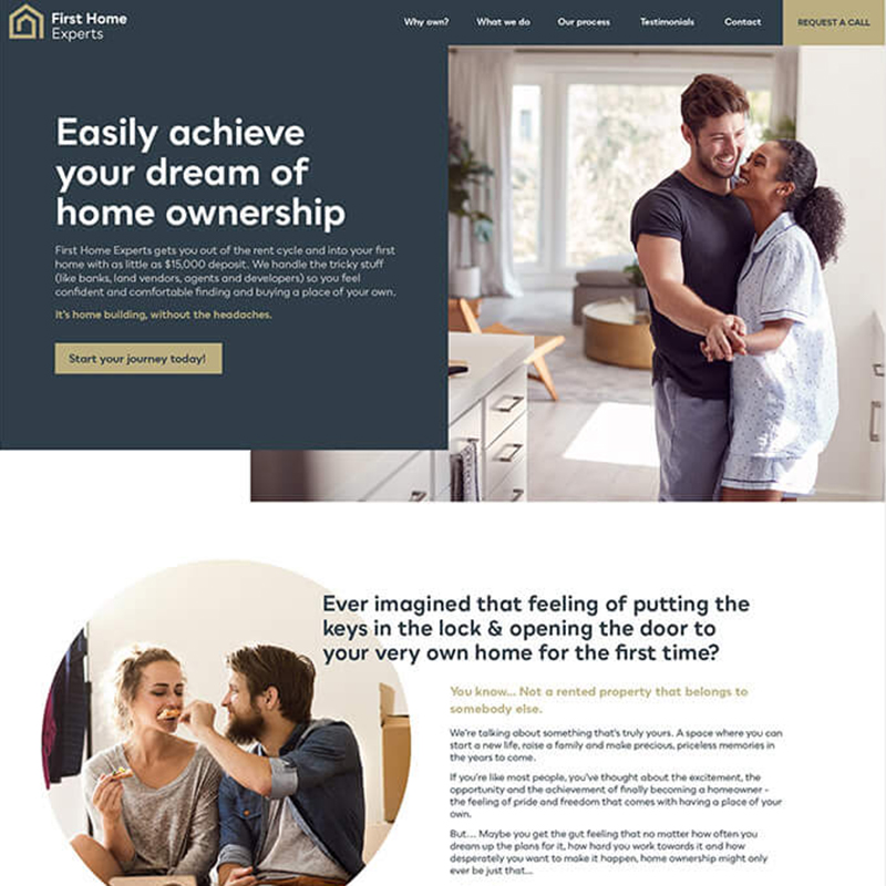 First Home - Grow Your Business with Savvy Copy